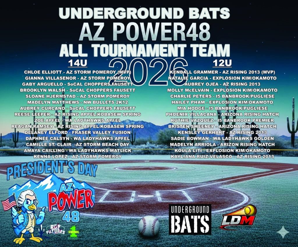 Club News: AZ Power 48 All-Tournament (Feb. 19, 2026) – Line Drive Media